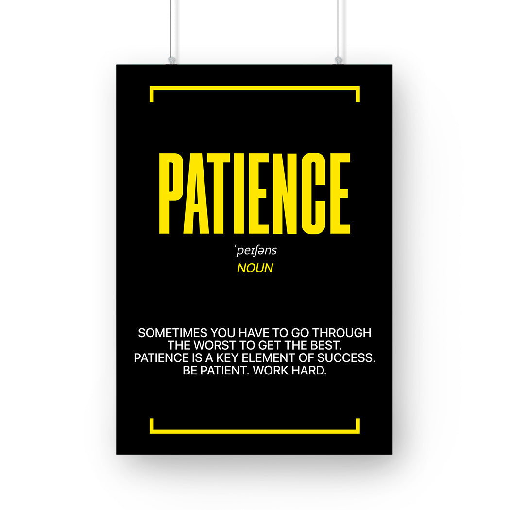 Patience | Poster – Modified Online Store