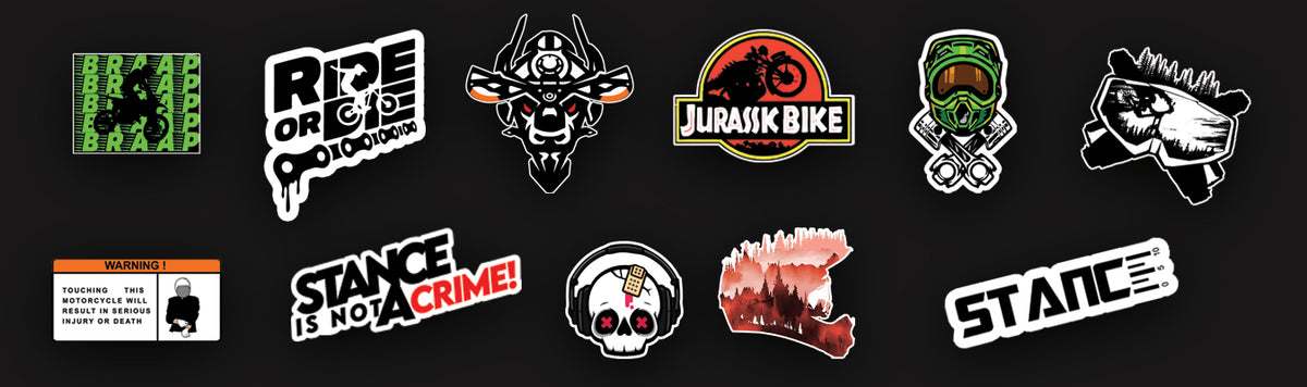 Bikers Die-Cut Stickers | Stickers for Bikes | Modified Online Store