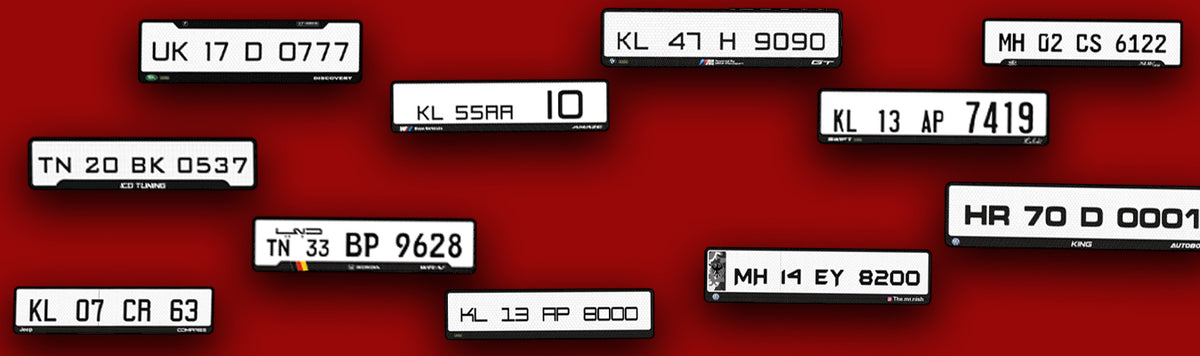 Car Number Plates| Number Plates for Cars| Modified Online Store